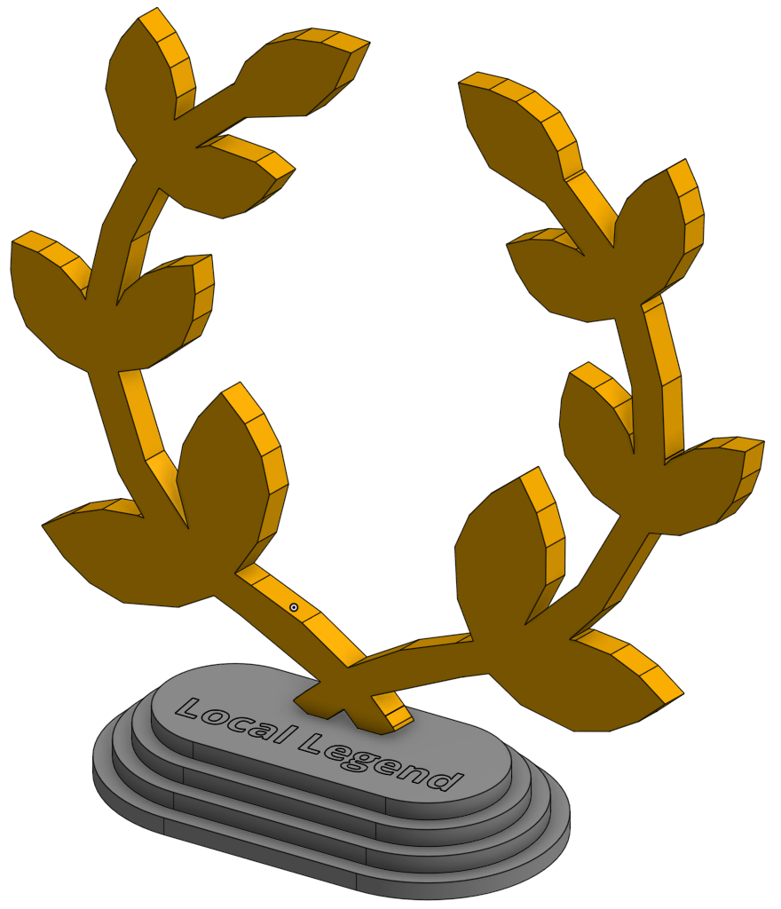Strava Local Legend Trophy by Schumannity | Download free STL model ...