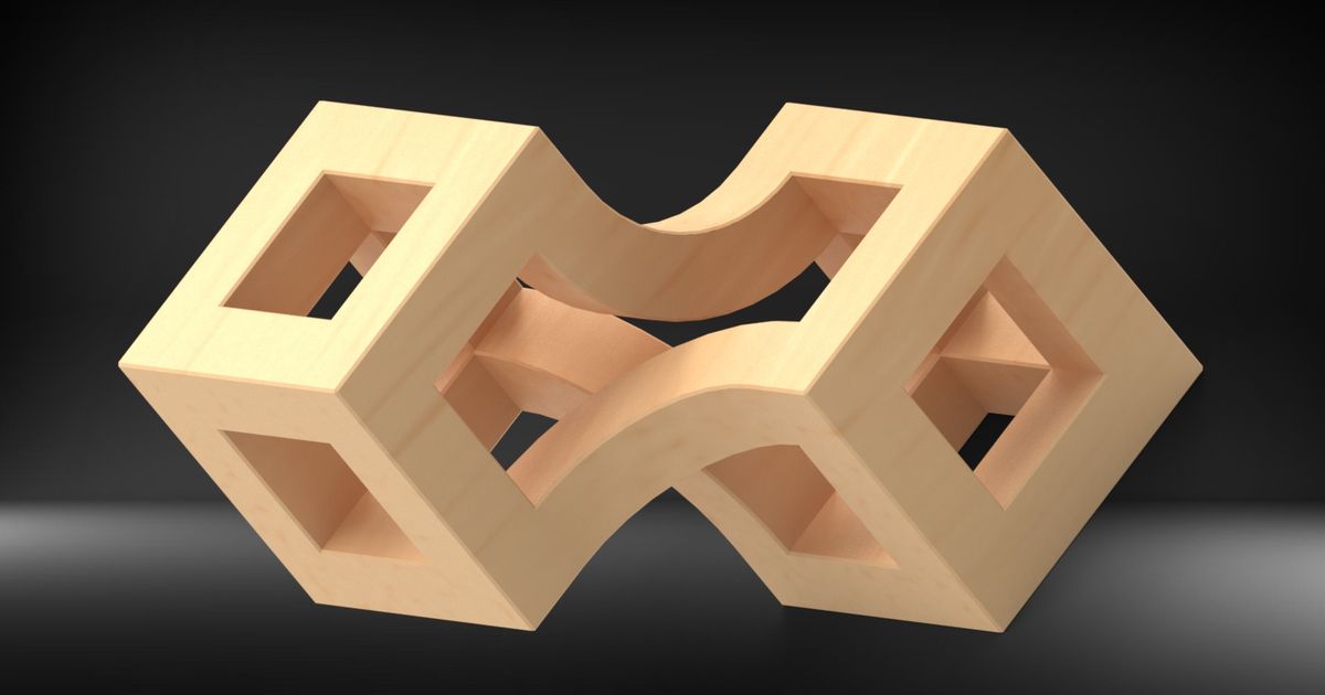 Geometric Sculpture #07 by JBoe | Download free STL model | Printables.com