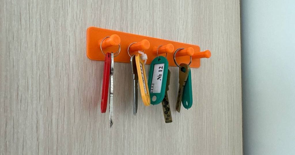 Key holder by qcold | Download free STL model | Printables.com