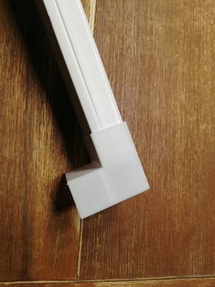 Wall cable protector 90 degree corner by n00by | Download free STL ...