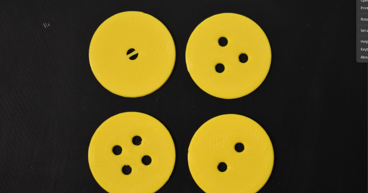 Simple Buttons - 4 versions by Martin | Download free STL model ...