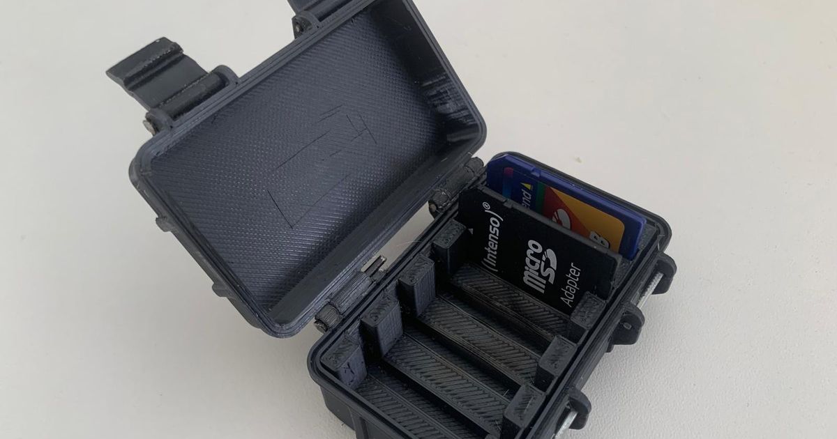 SD-card Box by TheCreativeSpectre | Download free STL model ...
