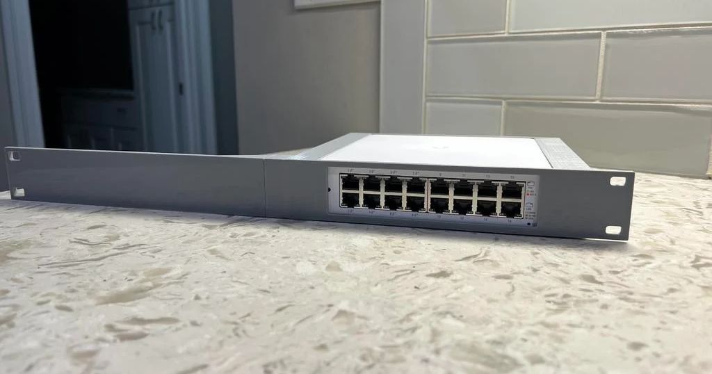 Unifi USW 16 Lite POE Switch - 1U Rack Mount by Douglas Calabrese ...