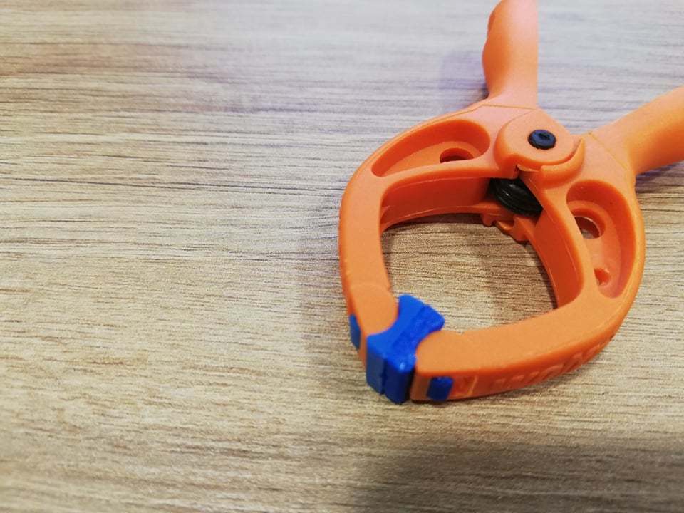 Wolfcraft microfix mini spring clamp jaw by n00by | Download free STL ...