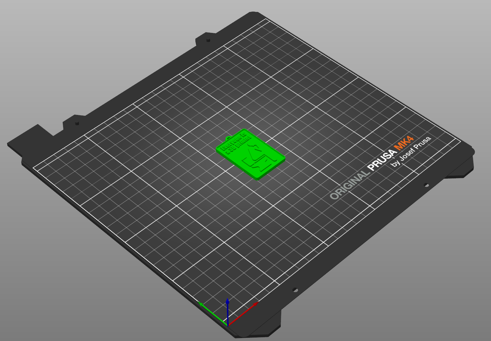 Everyone Is a 3D Printer Keychain (Remix) by FC2M3D | Download free STL ...