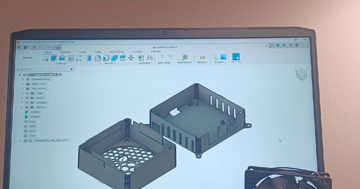 Raspberry Pi 3 Model B+ Case by V L A D I C | Download free STL model ...