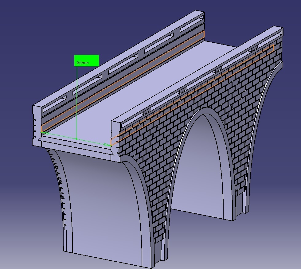 Modular train bridge by rastafadatel | Download free STL model ...