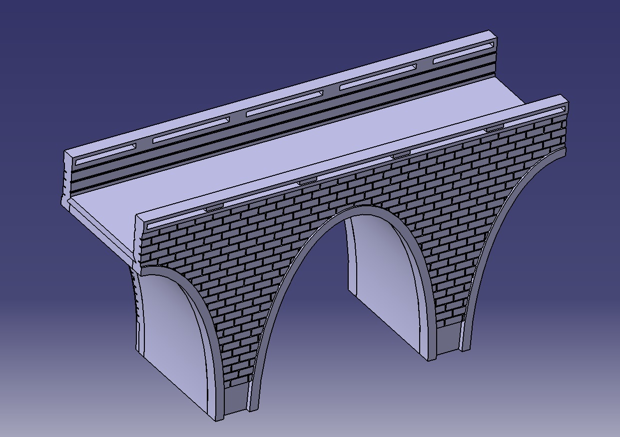 Modular train bridge by rastafadatel | Download free STL model ...