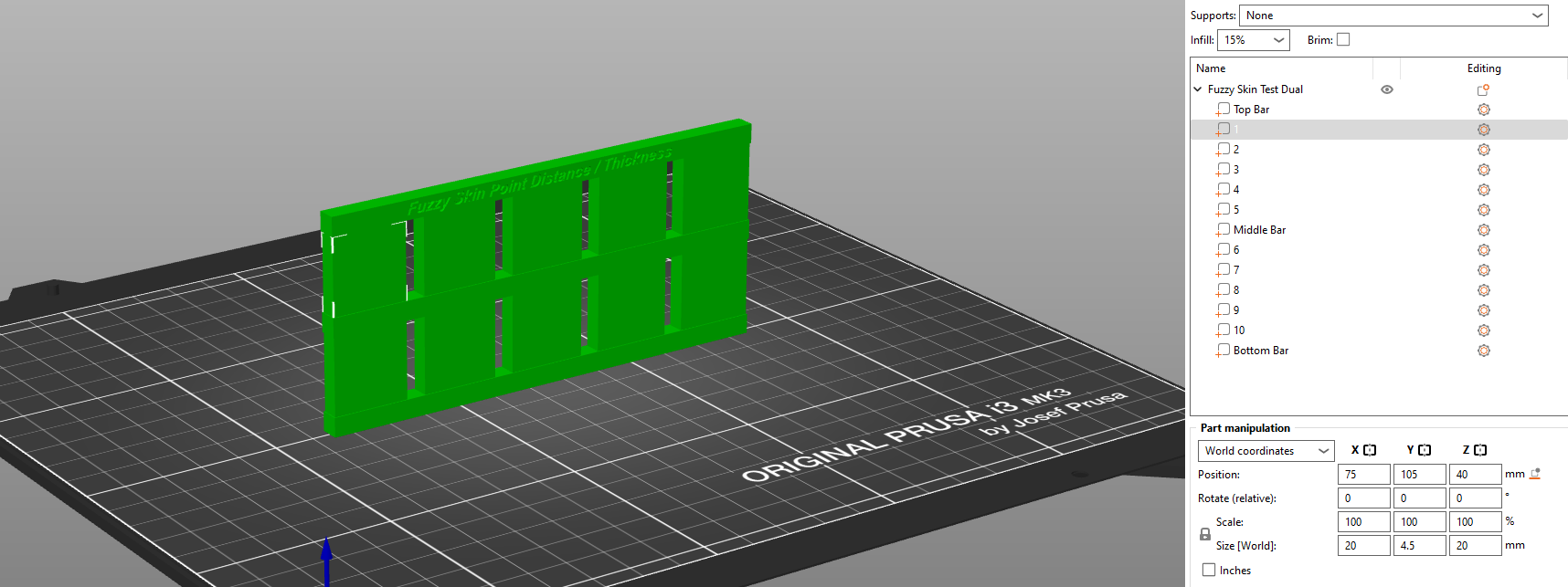 Fuzzy Skin Sample by SaulSNES | Download free STL model | Printables.com