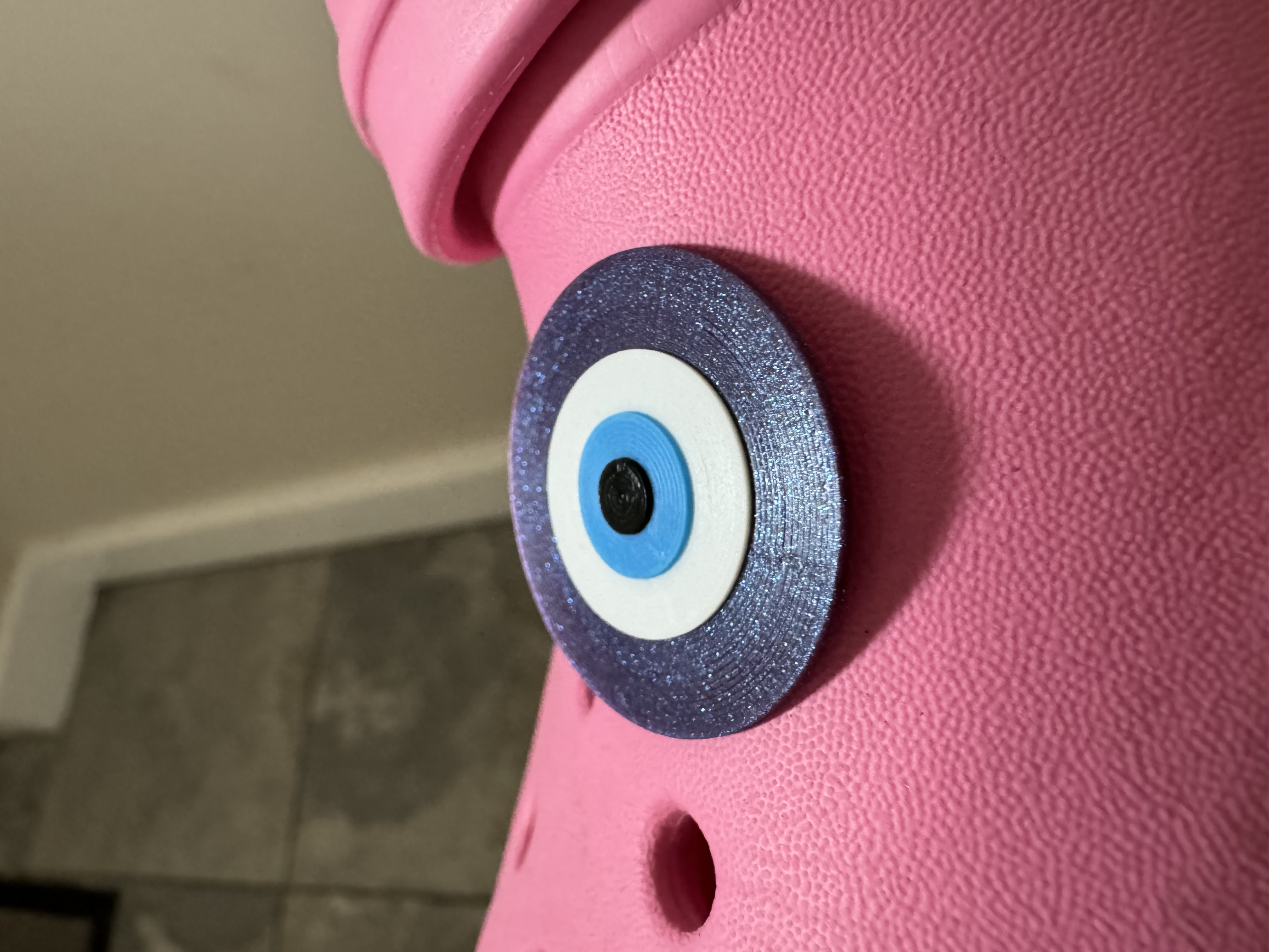 Evil Eye (Nazar) Crocs Charm by ilikefreecad | Download free STL model ...