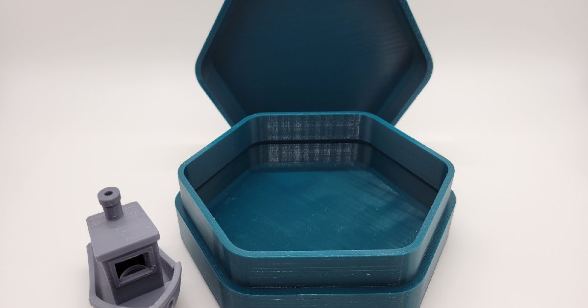 Parametric Hexagon Shaped Storage Box by Lunar Prototypes | Download ...