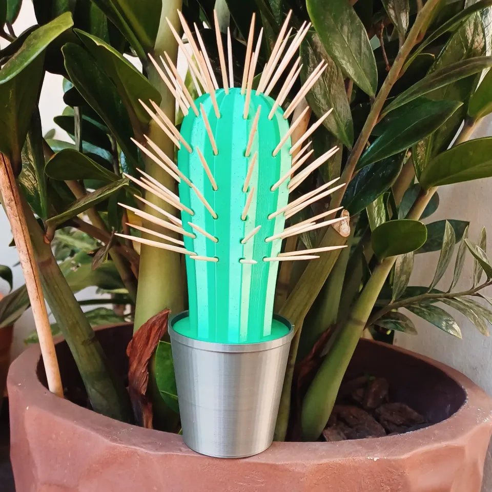 Cactus toothpick holder by Grayson Smith | Download free STL model ...