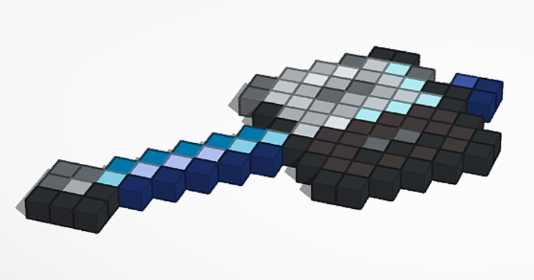 Minecraft Mace by Purple | Download free STL model | Printables.com