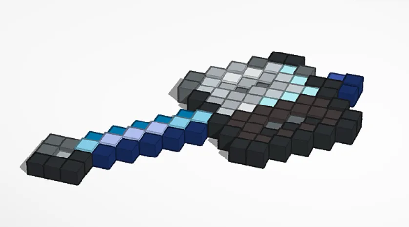 Minecraft Mace by Purple | Download free STL model | Printables.com