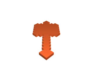 Minecraft Mace by Purple | Download free STL model | Printables.com