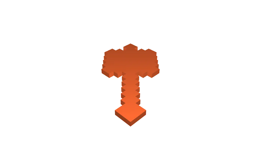 Minecraft Mace by Purple | Download free STL model | Printables.com