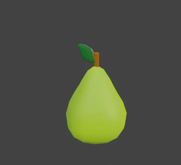 Realistic pear fruit model by Bob | Download free STL model ...