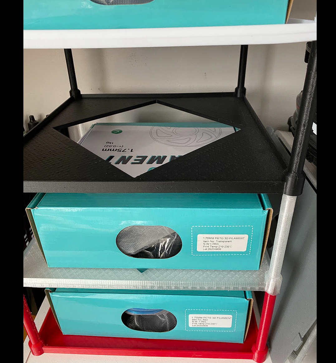 Stackable Spool Shelves by Broadnick | Download free STL model ...