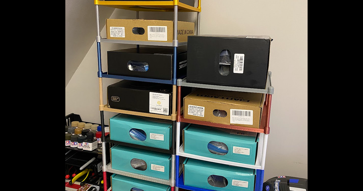 Stackable Spool Shelves by Broadnick | Download free STL model ...