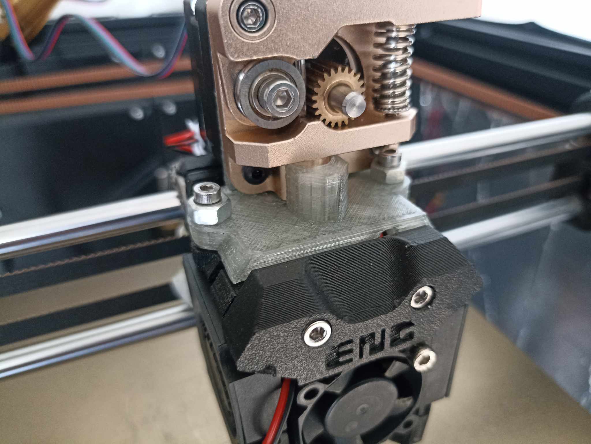 EnderNG-Creality extruder mounting plate by Oxydeme | Download free STL ...