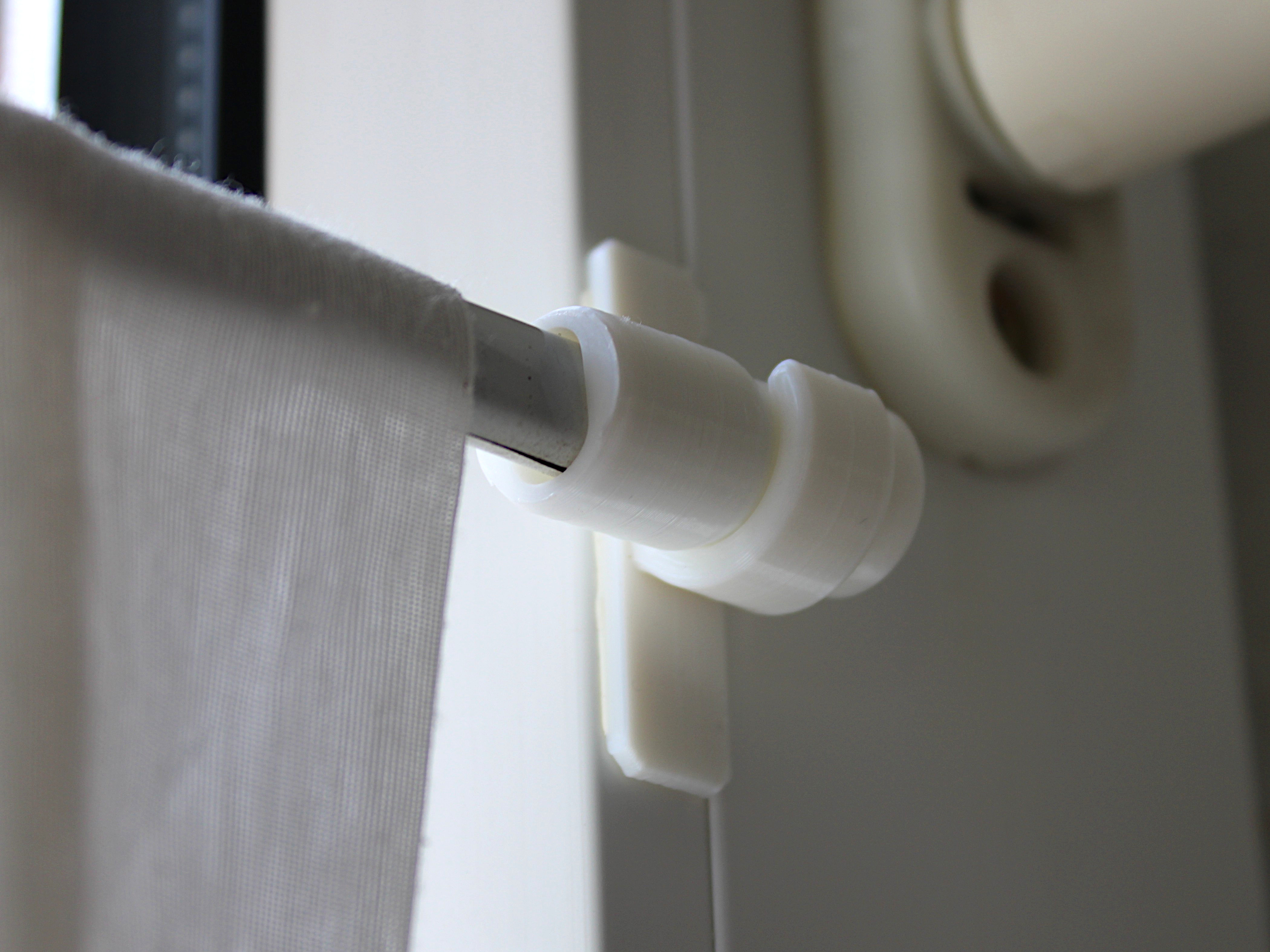 Low Profile Curtain rails bracket | Curtain Rod Holder by moWerk ...