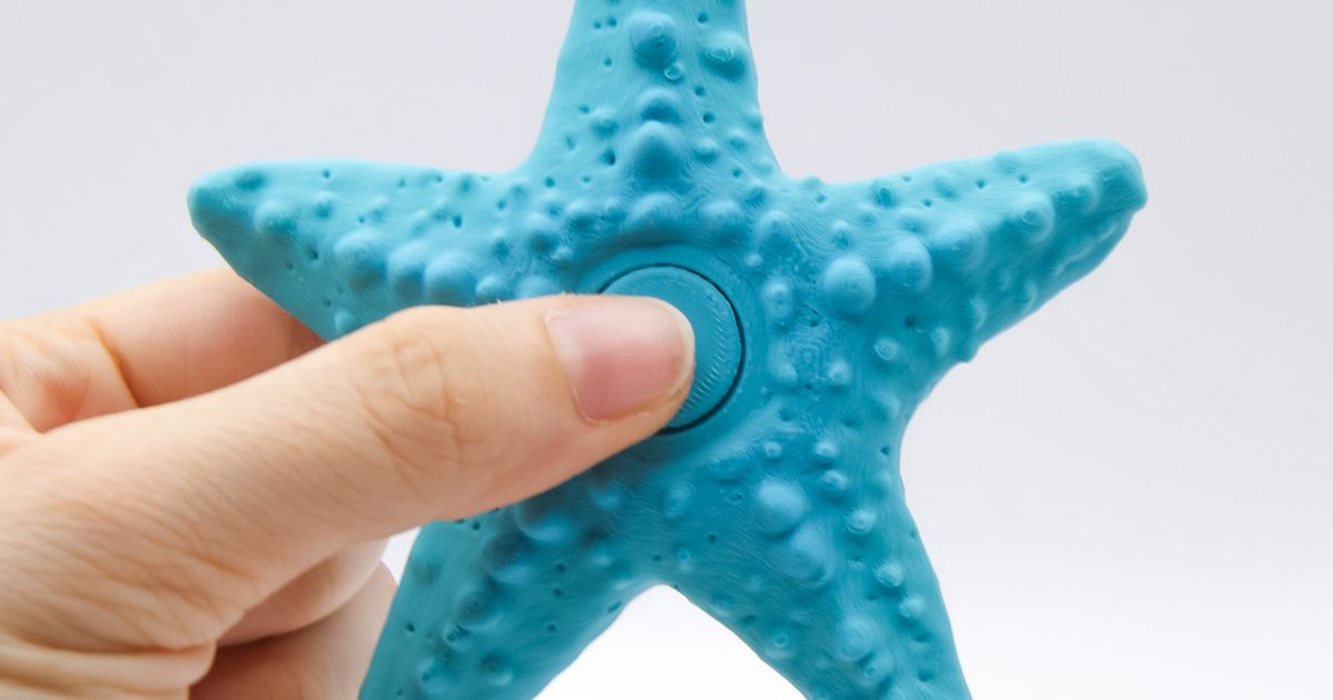 Starfish Fidget Spinner (Wide) by Randomizy | Printables Store