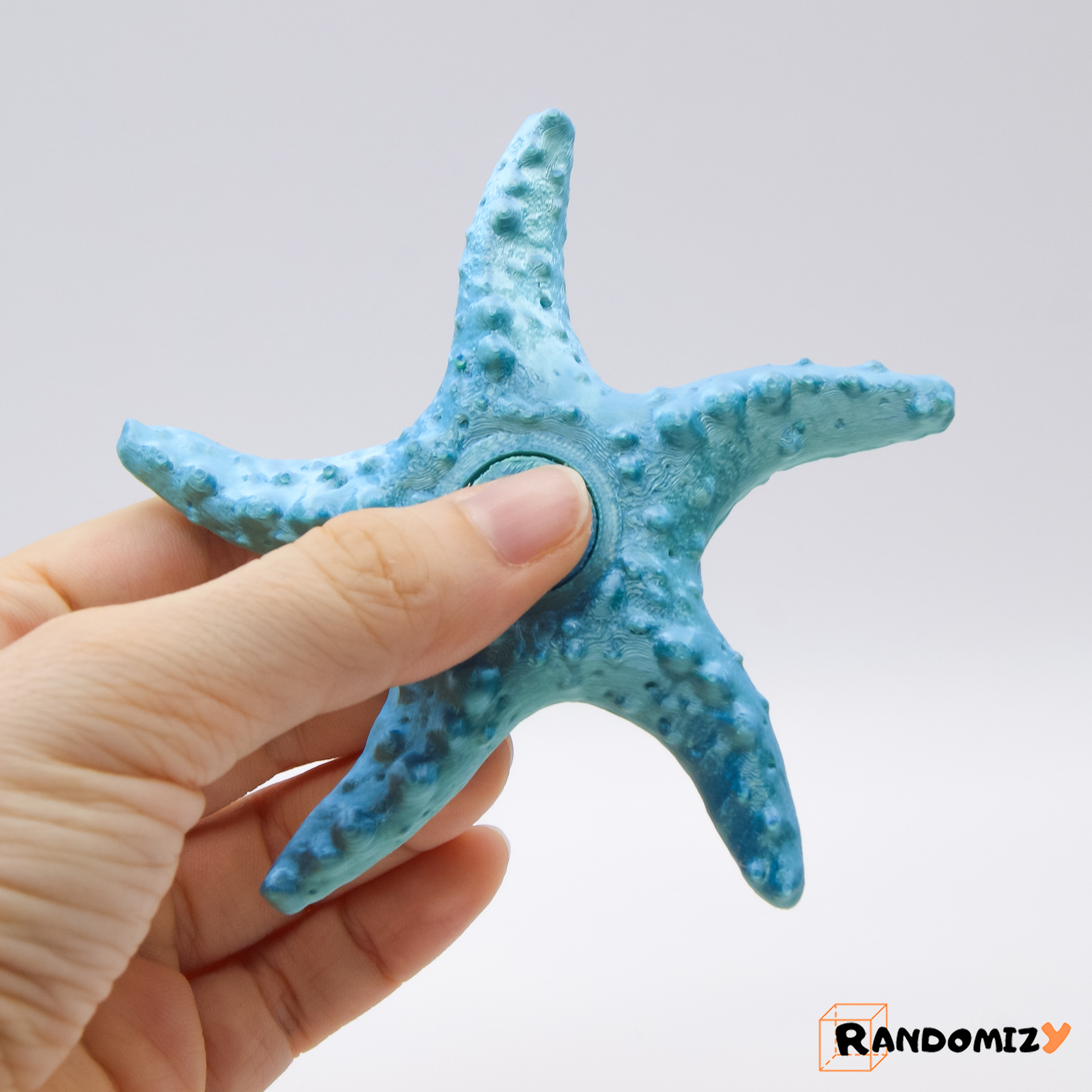 Starfish Fidget Spinner (Slim Twisted) by Randomizy | Printables Store