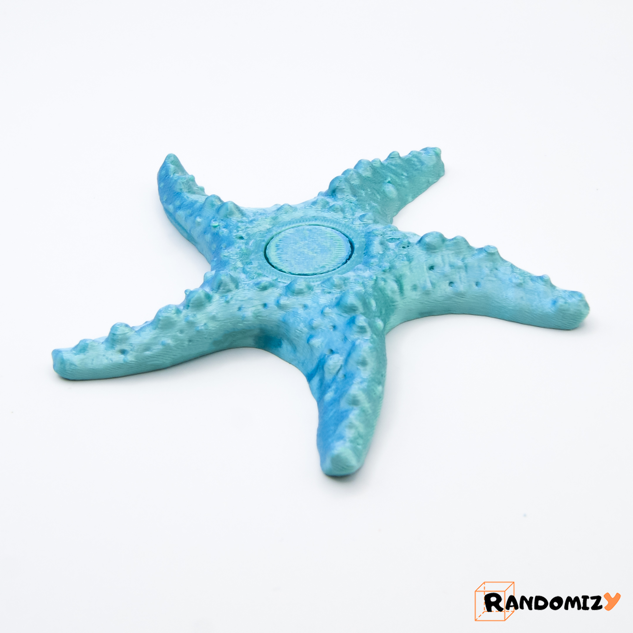 Starfish Fidget Spinner (Slim Twisted) by Randomizy | Printables Store