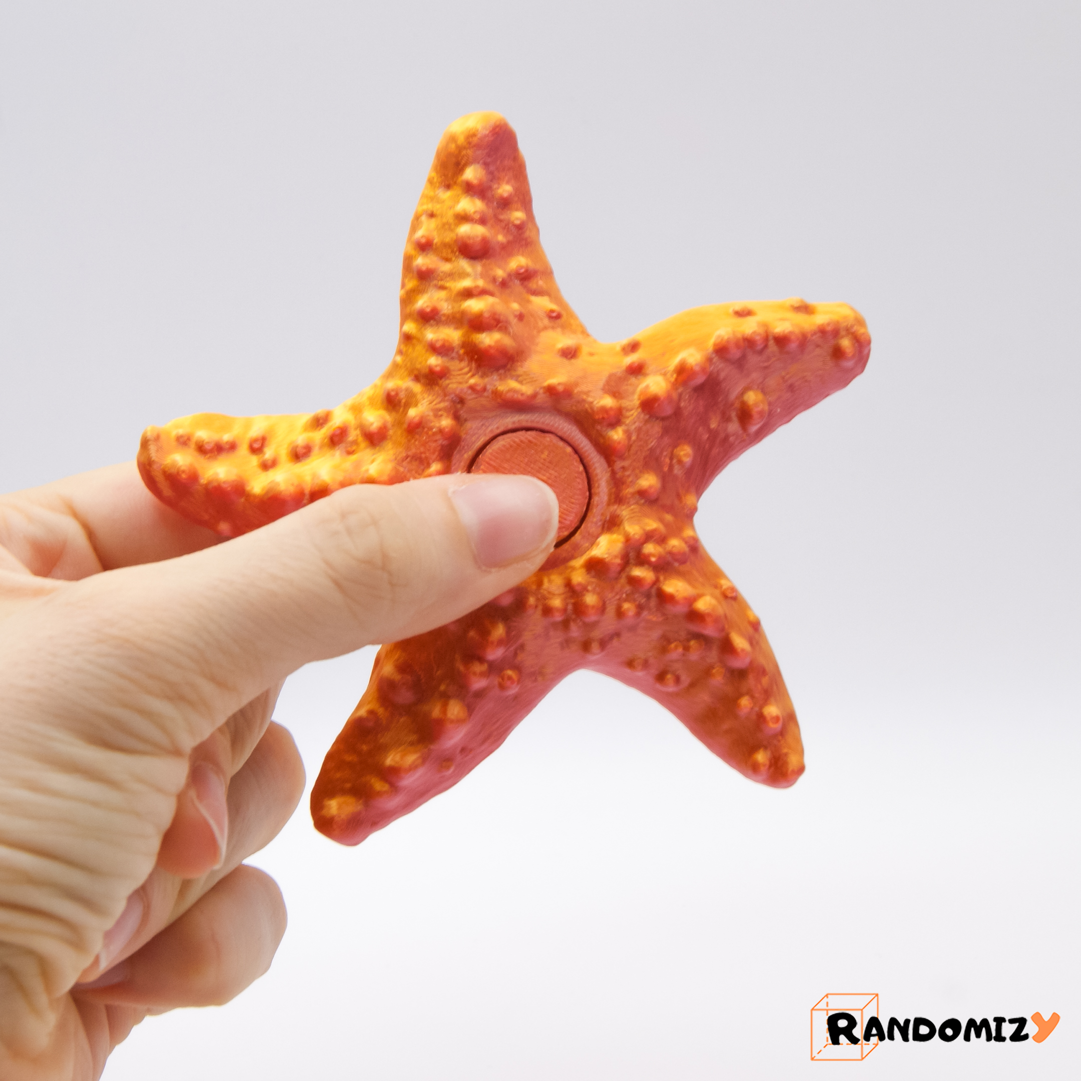 Starfish Fidget Spinner (Wide Twisted) by Randomizy | Printables Store