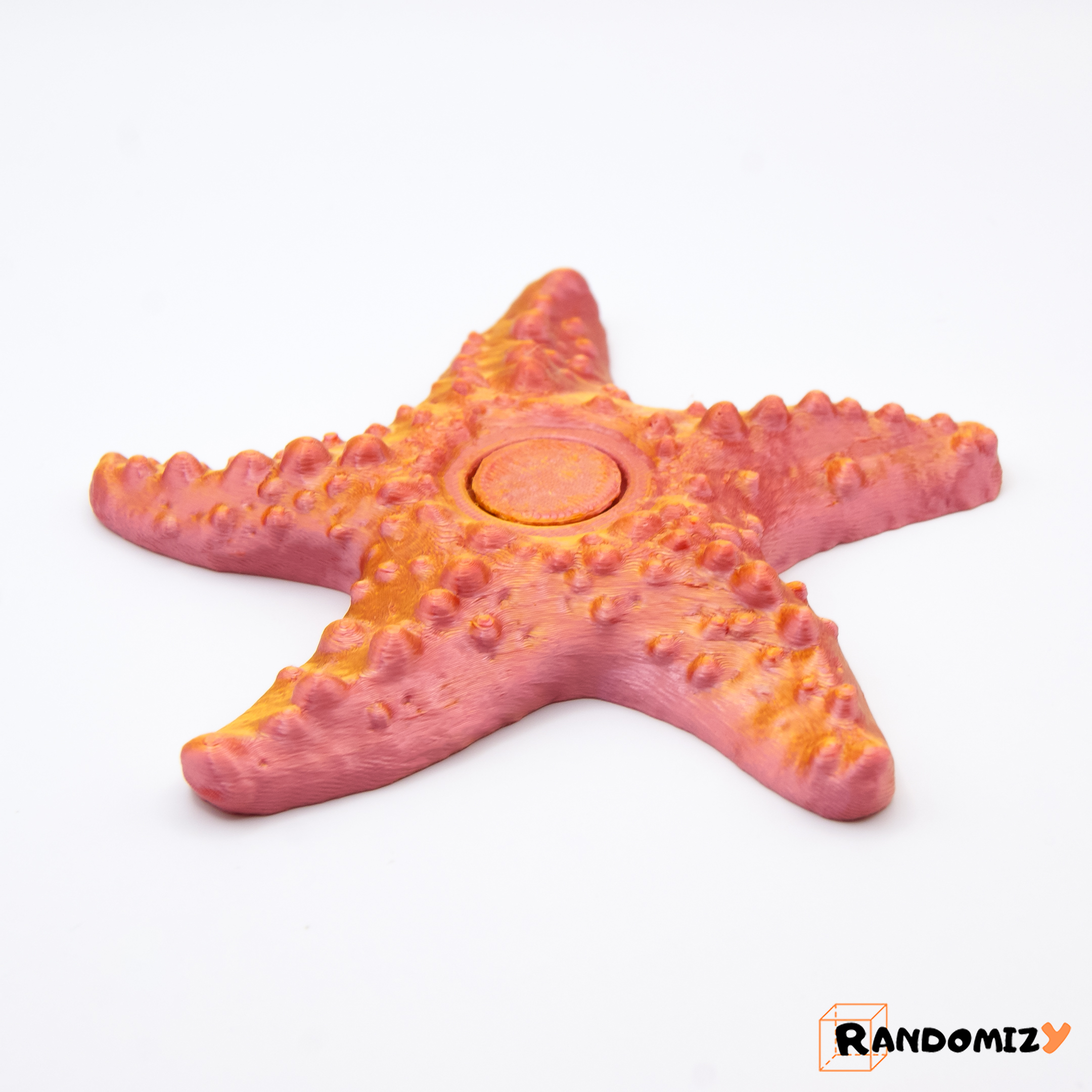 Starfish Fidget Spinner (Wide Twisted) by Randomizy | Printables Store