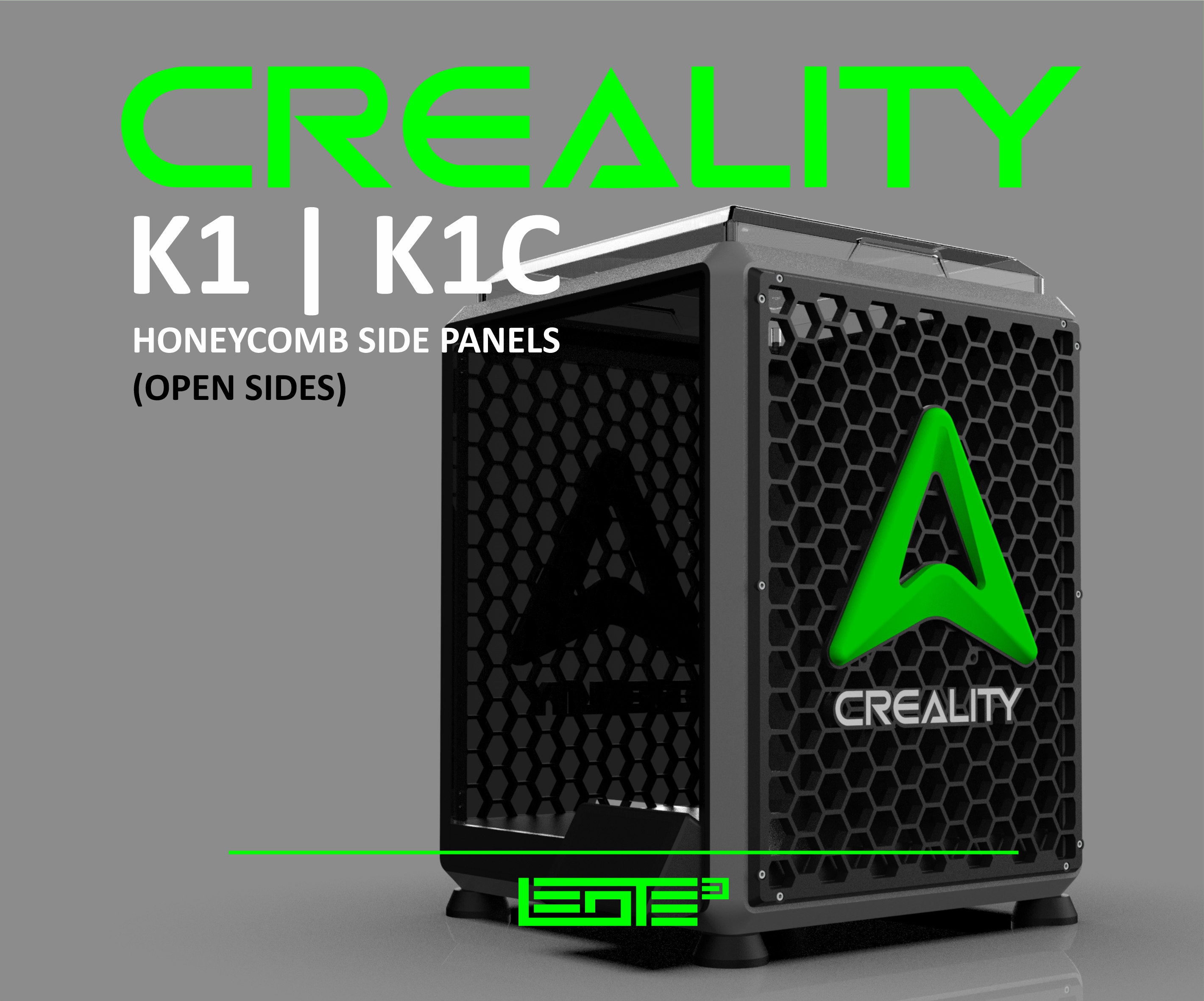 CREALITY K1 | K1C HONEYCOMB SIDE PANELS [VENTS] por LEOTE3D | Descargar ...