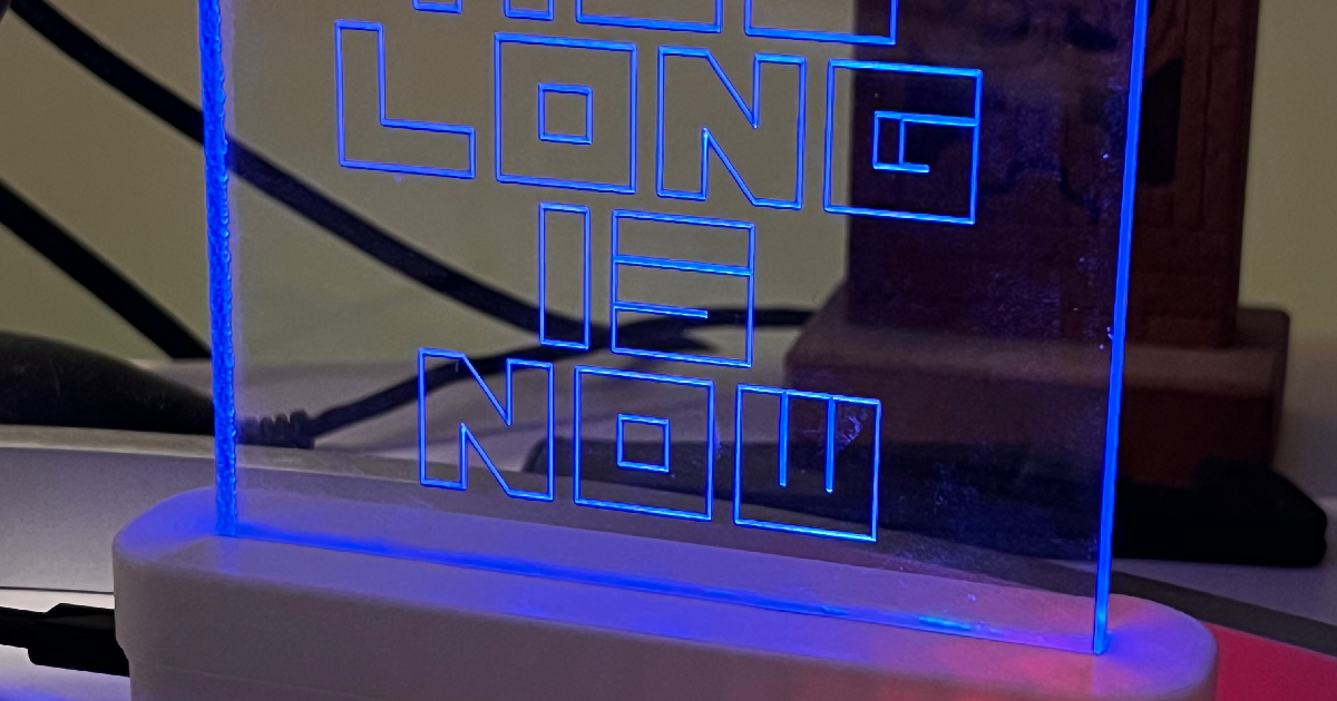 LED Strip Holder for 100mm x 6mm Acrylic Glass by praegustator ...