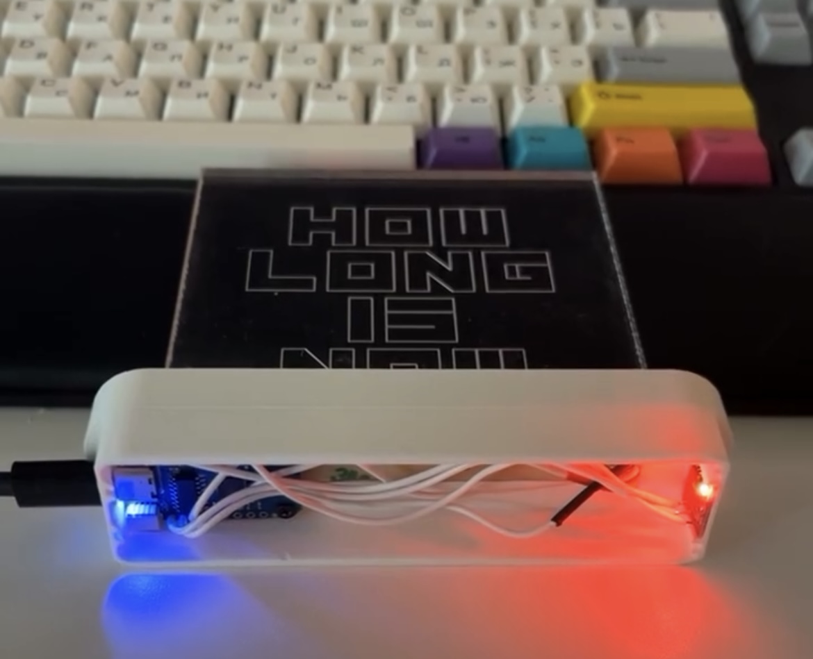 LED Strip Holder for 100mm x 6mm Acrylic Glass by praegustator ...