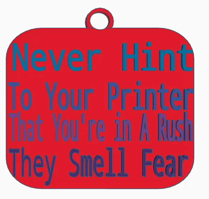 Funny Sign by Master Maker | Download free STL model | Printables.com