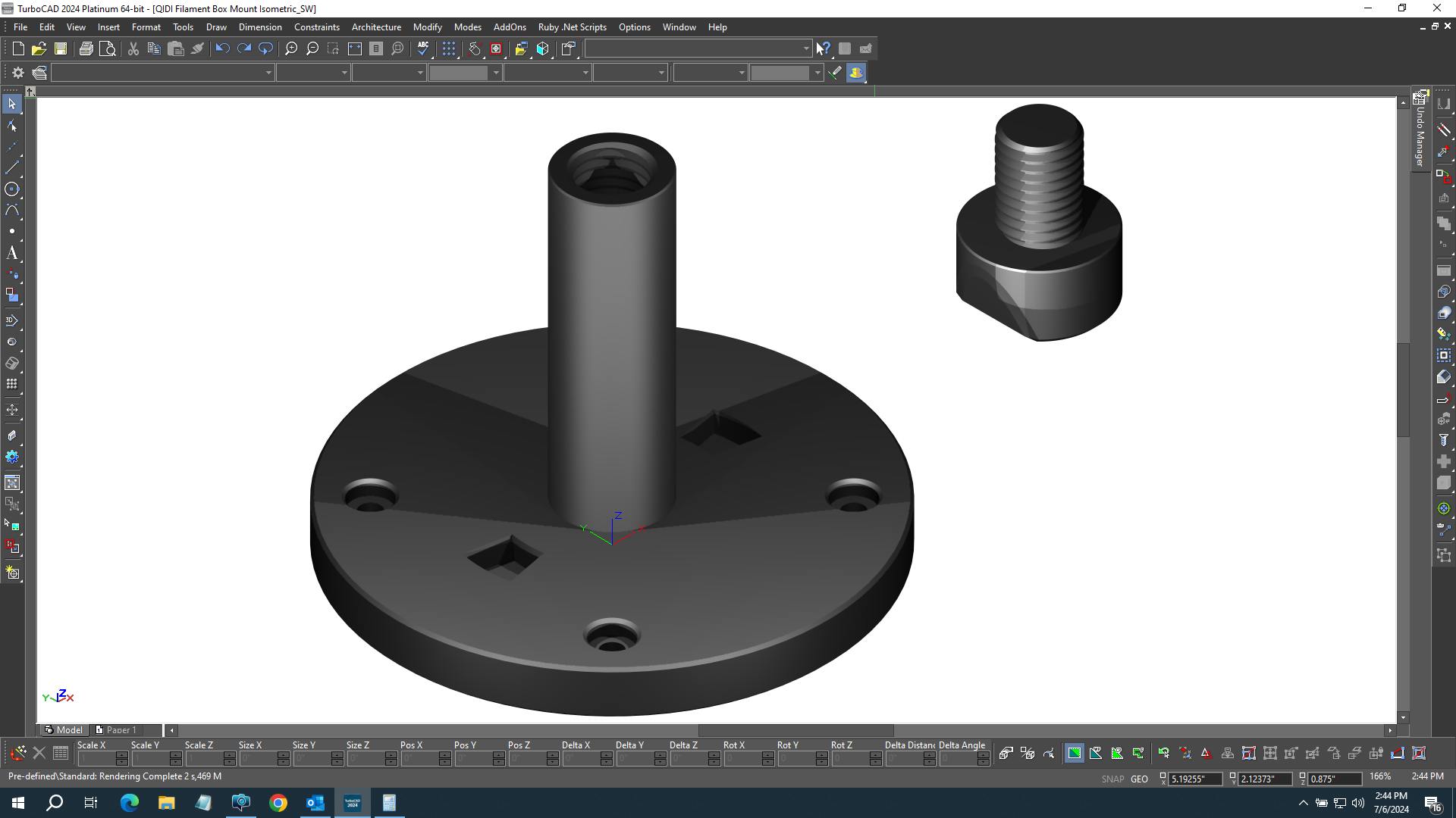 QIDI X-Plus/Max 3 Filament Dry Box Mount by LIG Computer | Download ...