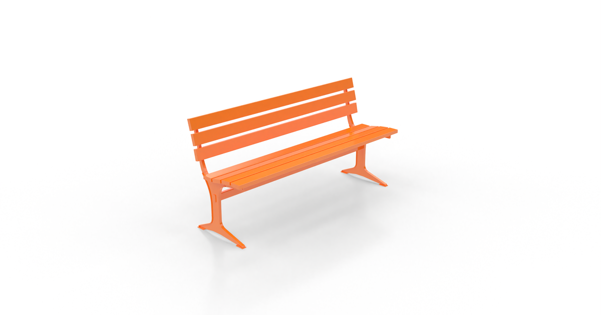 Scale Park Bench (2 Leg) by Henry Levesque | Download free STL model ...