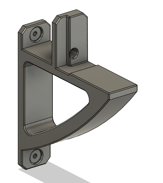 AMS wall bracket, slots in the back and fits under both style AMS by ...