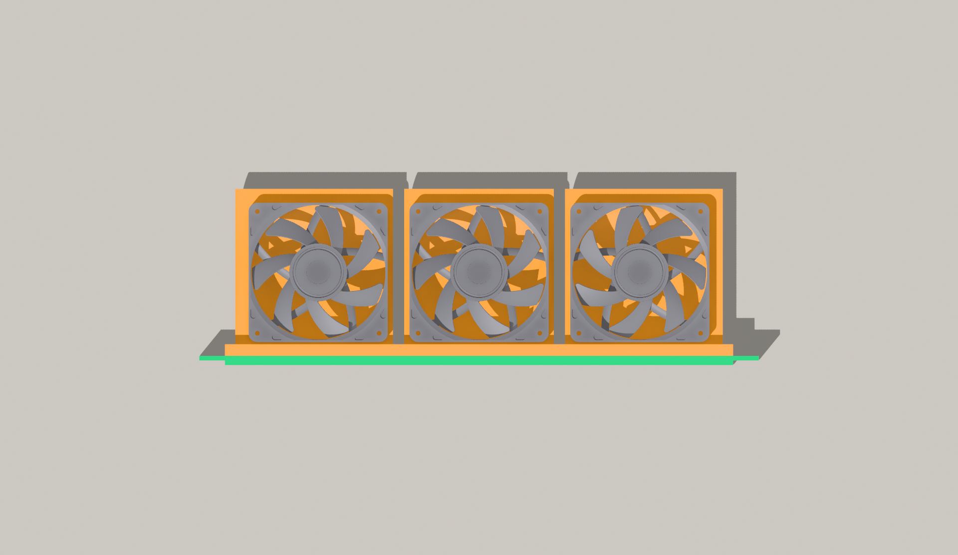 True 1U Rack Fan Cooler (V4) by AX | Download free STL model ...