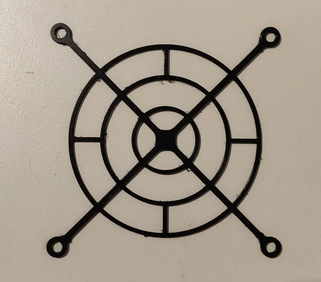 120mm Fan Grill by WookieEngineering | Download free STL model ...