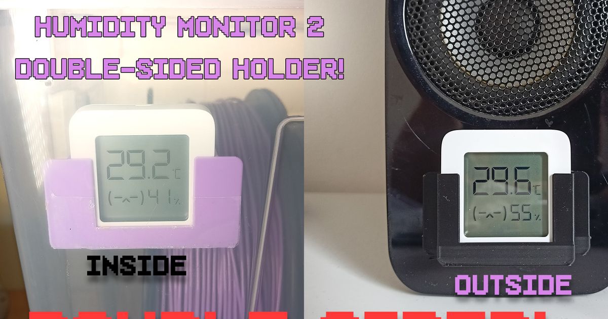 Xiaomi Temperature and Humidity monitor universal double sided ...