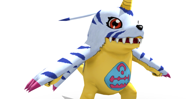 Gabumon from Digimon by Skeleton Dan | Download free STL model ...