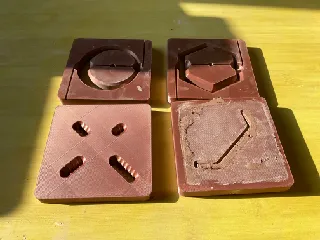 4in Test Tile Die for clay extruder by JankeyJeff | Download free STL ...