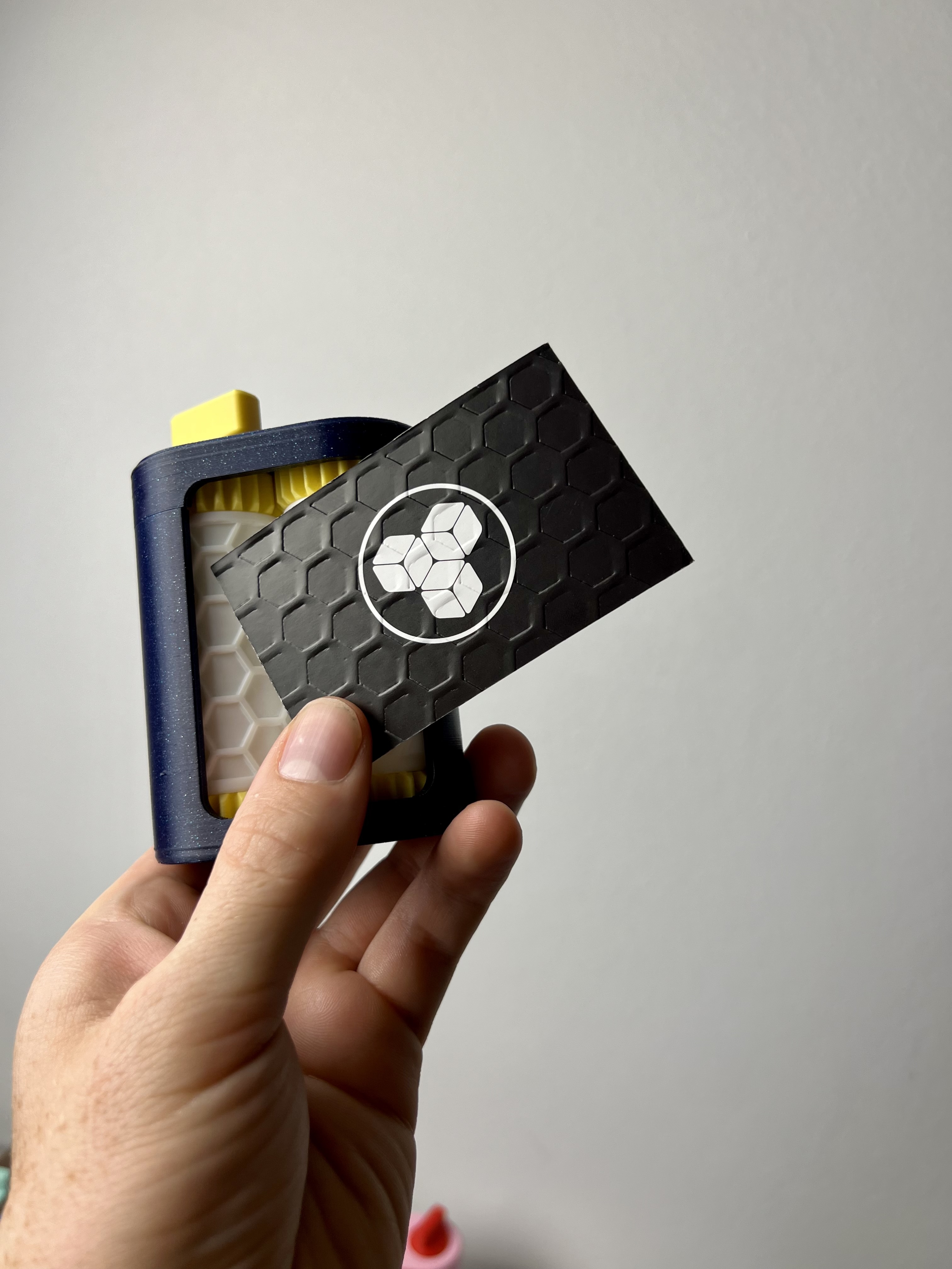 Hexagons - Business Card Embosser Roller by MakerSpace.Online ...