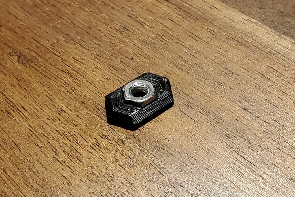 M4 T-nut adapter for V-slot aluminum rail compatible with Neptune 3 Pro ...