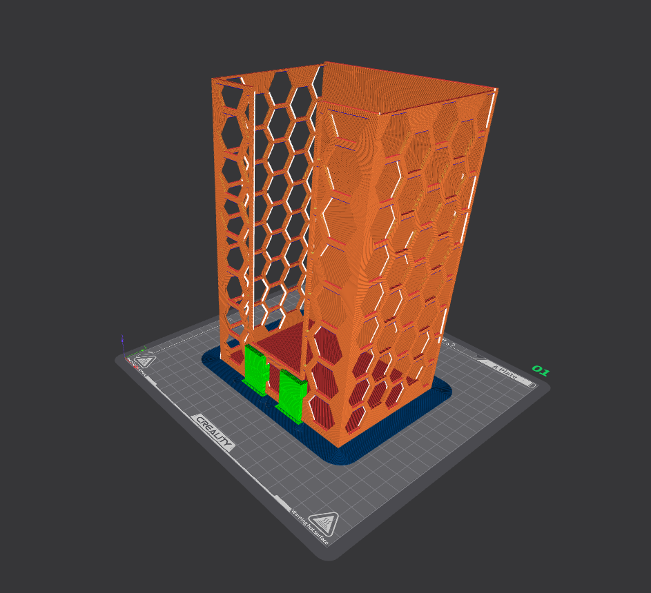 Honeycomb Tissue Box Support for Honeycomb Storage Wall by mfalcuta ...