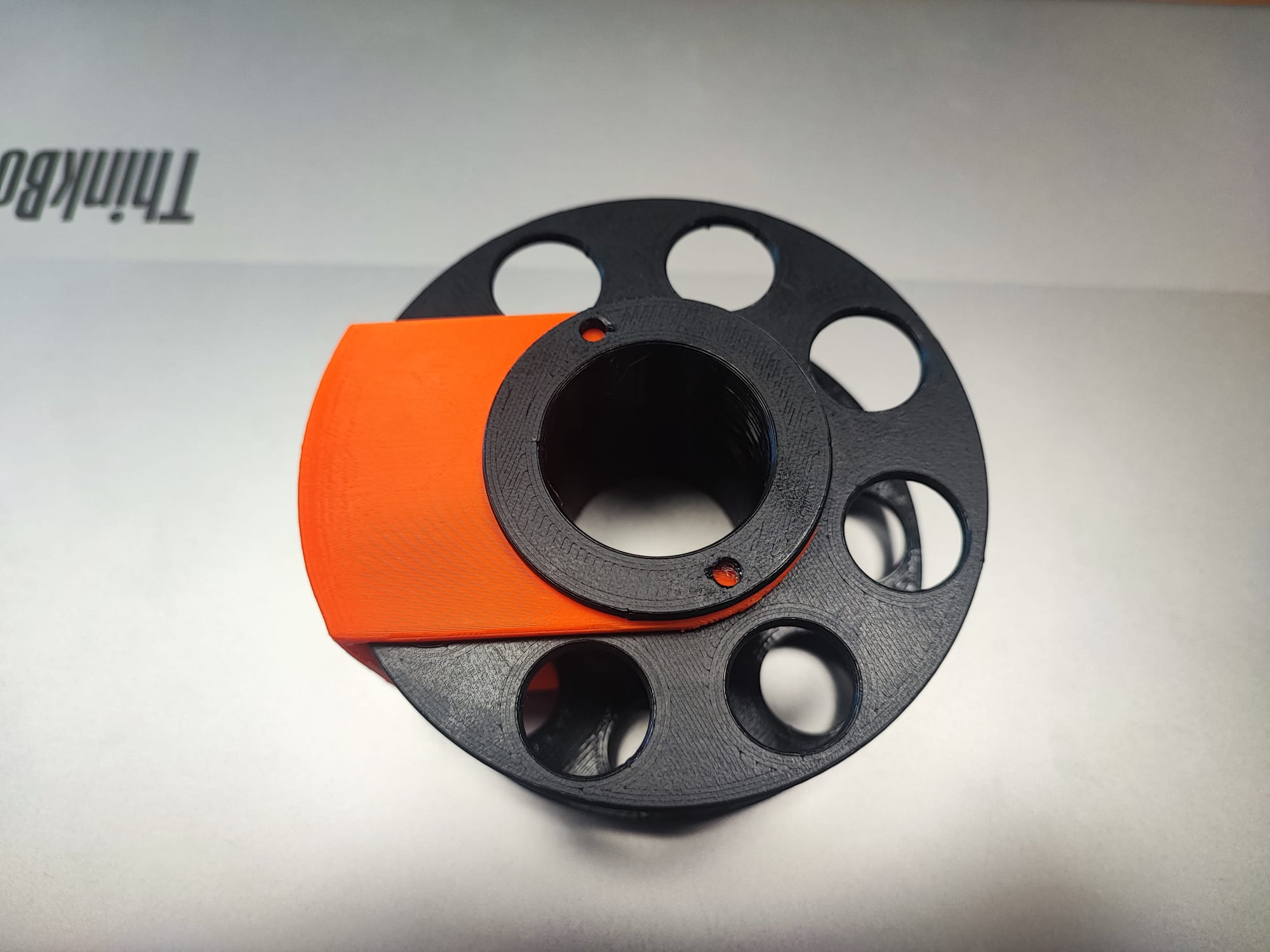 Diver spool - guide lock part (higher tolerances + additional holes) by ...