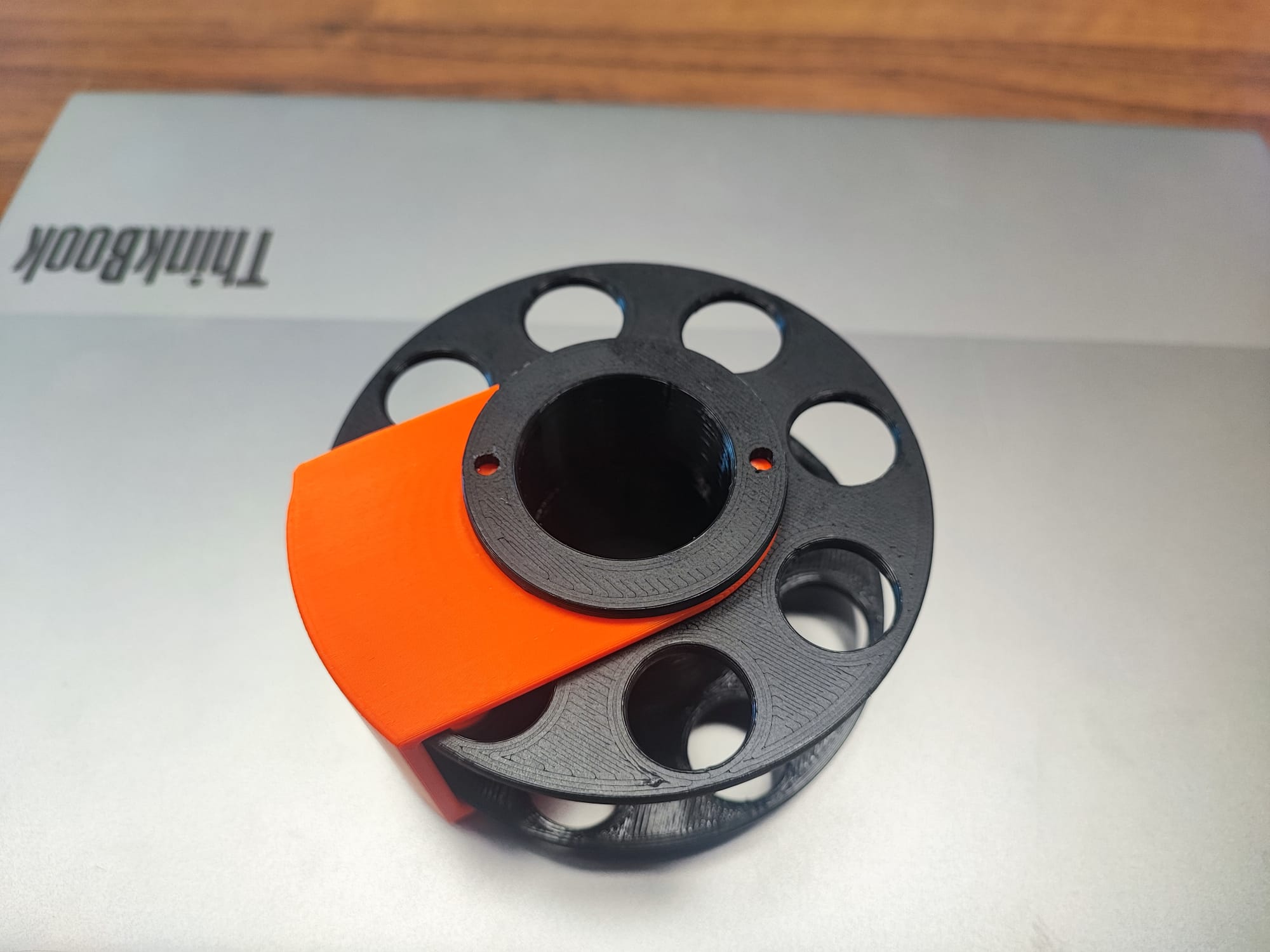 Diver spool - guide lock part (higher tolerances + additional holes) by ...