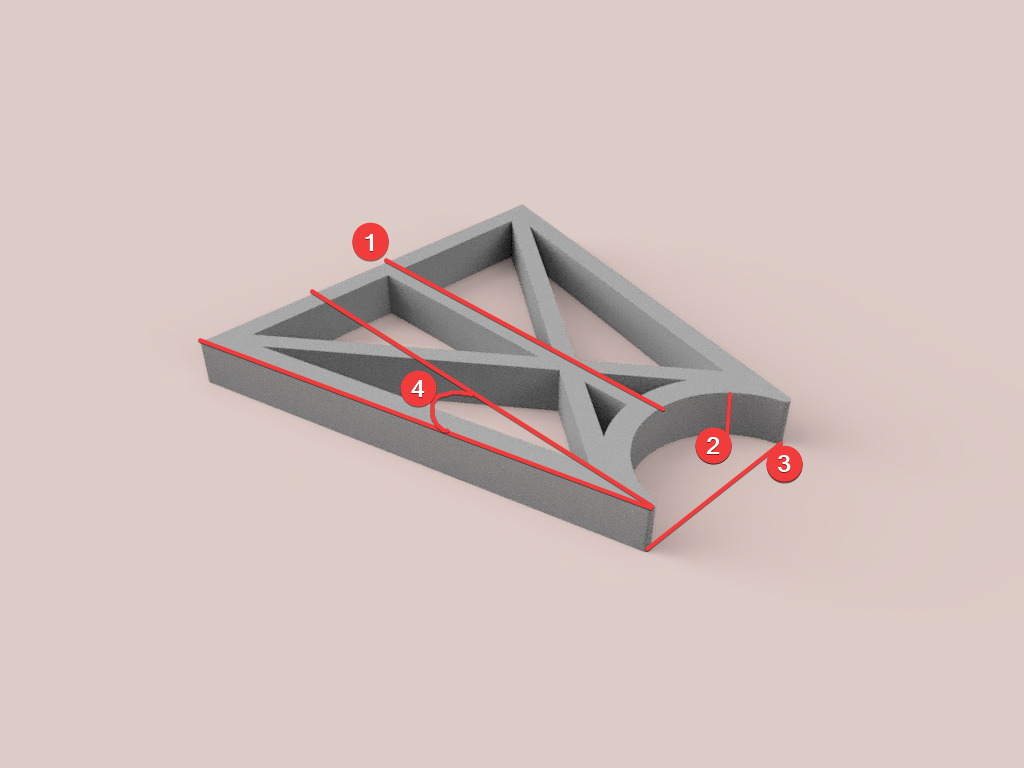 Desk spacer/distancer by k3rnel-pan1c | Download free STL model ...