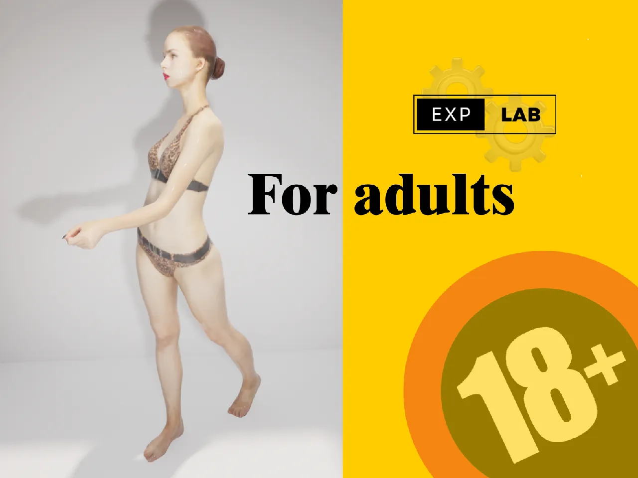 bikini girl figur by Exp-lab | Download free STL model | Printables.com