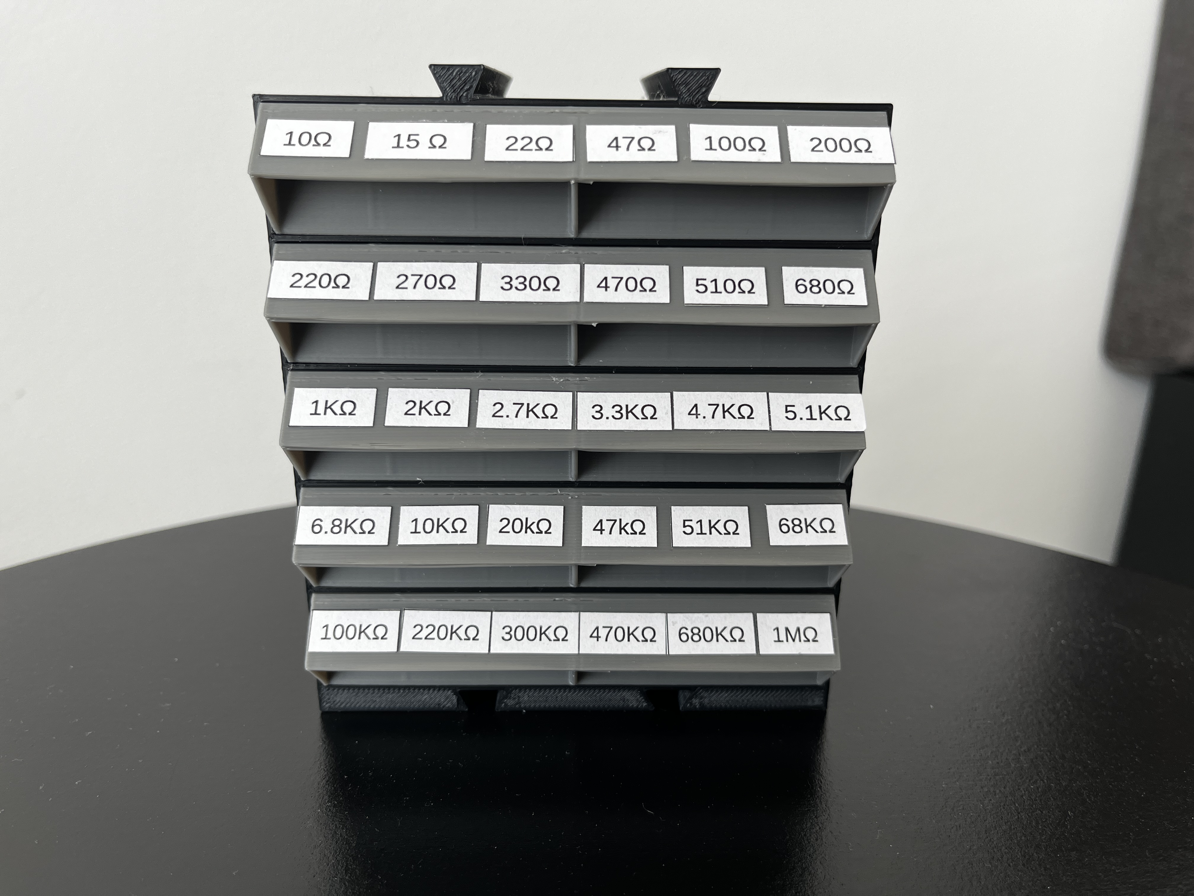 Resistor Storage Parametric By Adam Download Free STL Model Resistor Storage Parametric By Adam Download Free STL Model